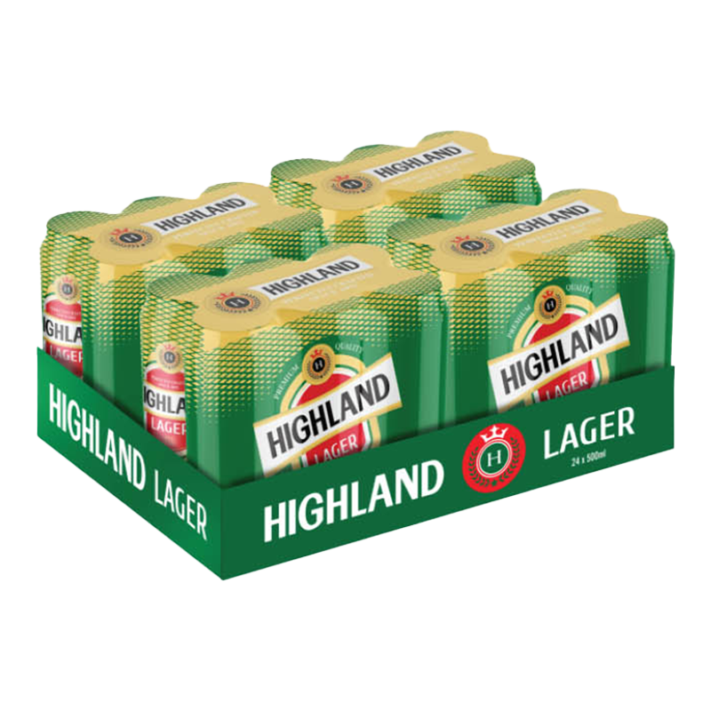 HIGHLAND LAGER 24 x 500ml – One Stop