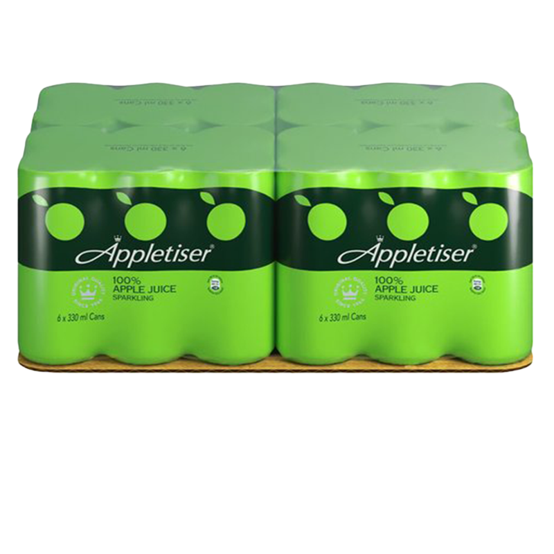Appletiser 100% Sparkling Juice 24 x 330ml – One Stop
